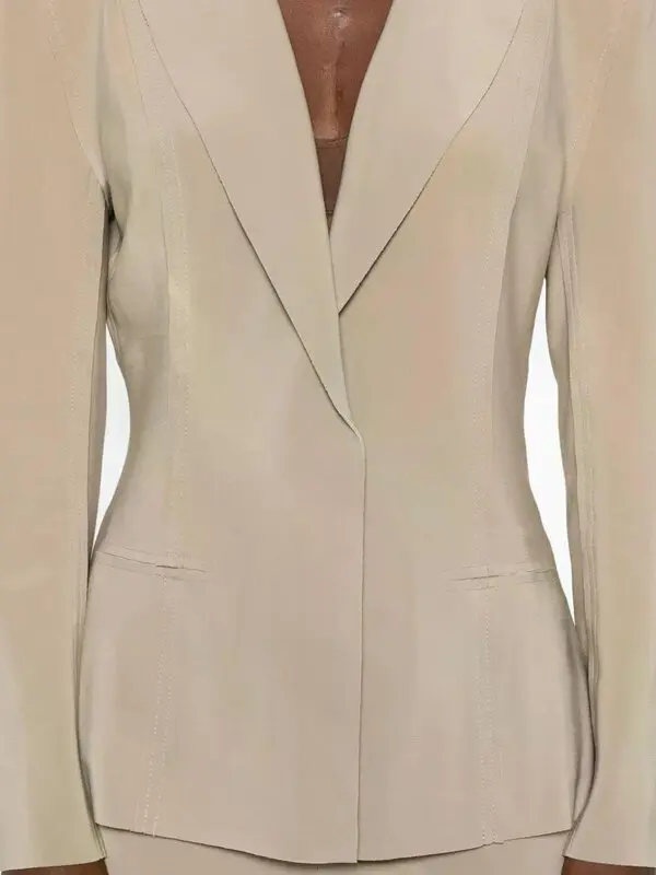 Norma Kamali Single-breasted Notched-lapel Jacket
