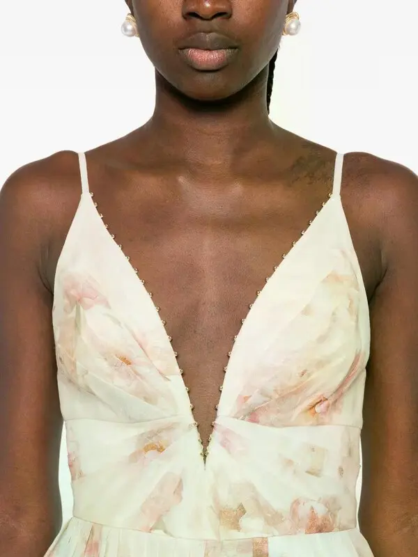Zimmermann Hypnotic Trimmed Mini Dress