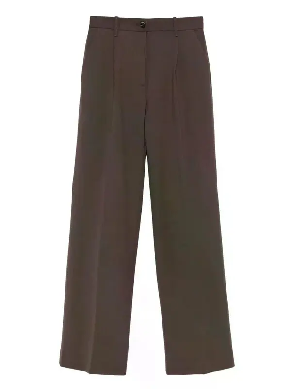 NINE:INTHE:MORNING Pleated Straight Trousers