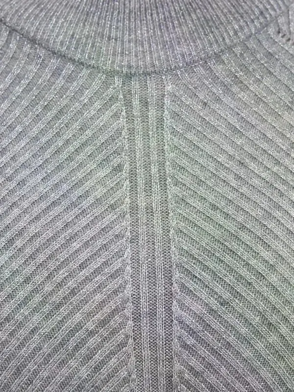 NEVER FULLY DRESSED Ribbed Knit Maxi Dress