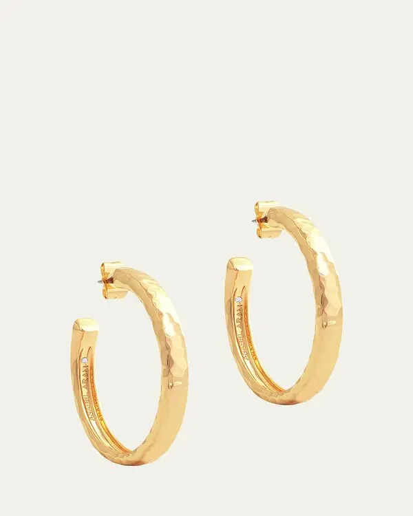 ANABEL ARAM JEWELRY Farrier Medium Hoop Earrings - Gold