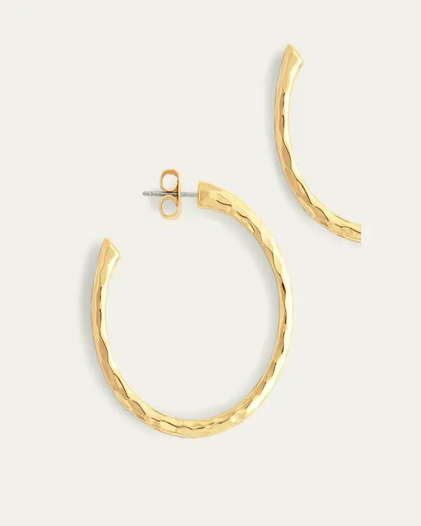 ANABEL ARAM JEWELRY Farrier Medium Hoop Earrings - Gold