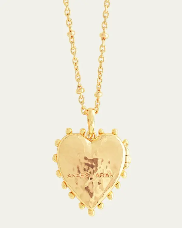 ANABEL ARAM JEWELRY Heart Locket Necklace