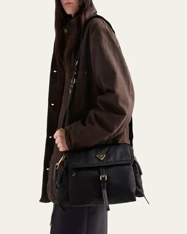 Prada Large Re-nylon Shoulder Bag