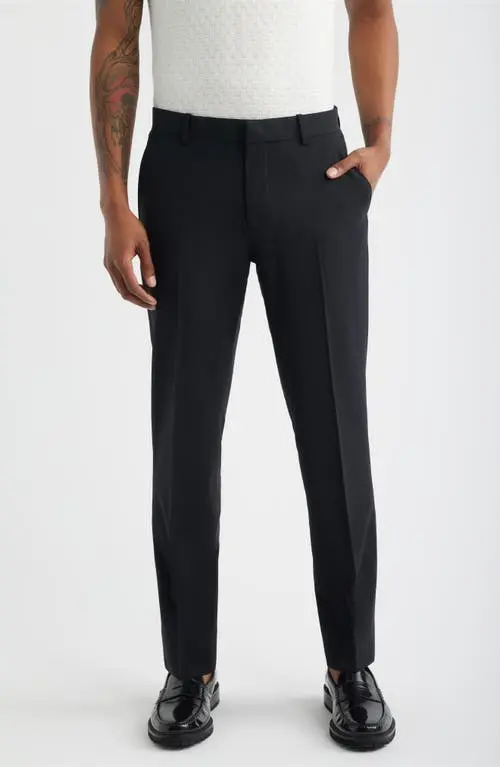 OPEN EDIT Slim Fit Suit Trousers - Black