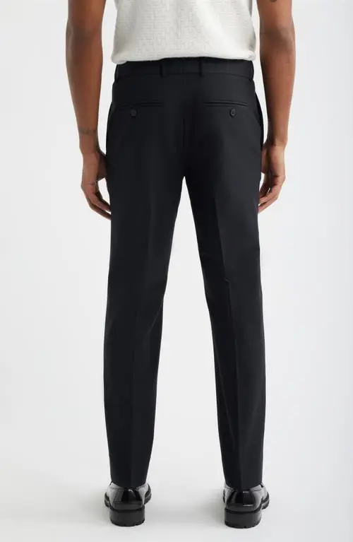 OPEN EDIT Slim Fit Suit Trousers - Black