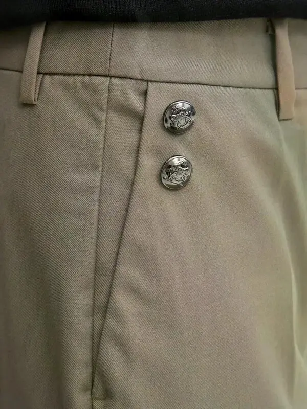 BRUUNS BAZAAR Pleated Front Straight Leg Trousers