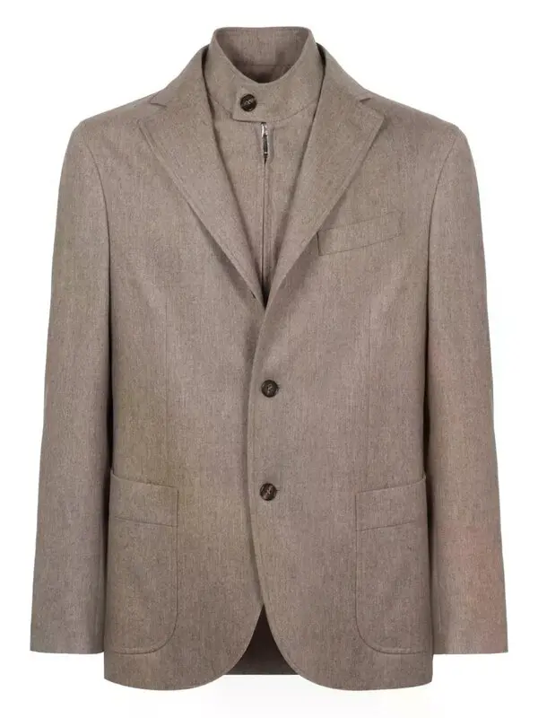SLOWEAR Double-breasted Lapel Blazer