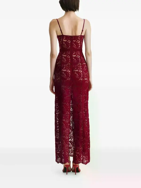2310 STUDIO Lace Panelled Maxi Dress