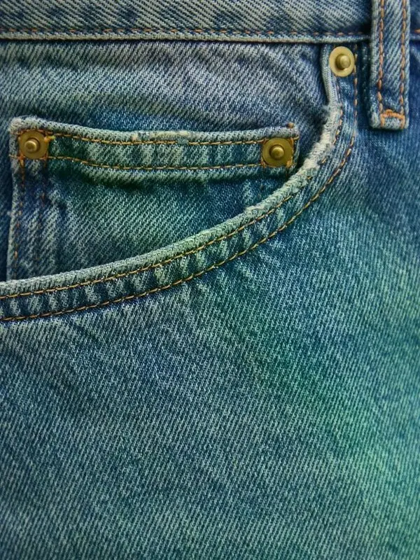 WON HUNDRED Distressed Straight Leg Jeans