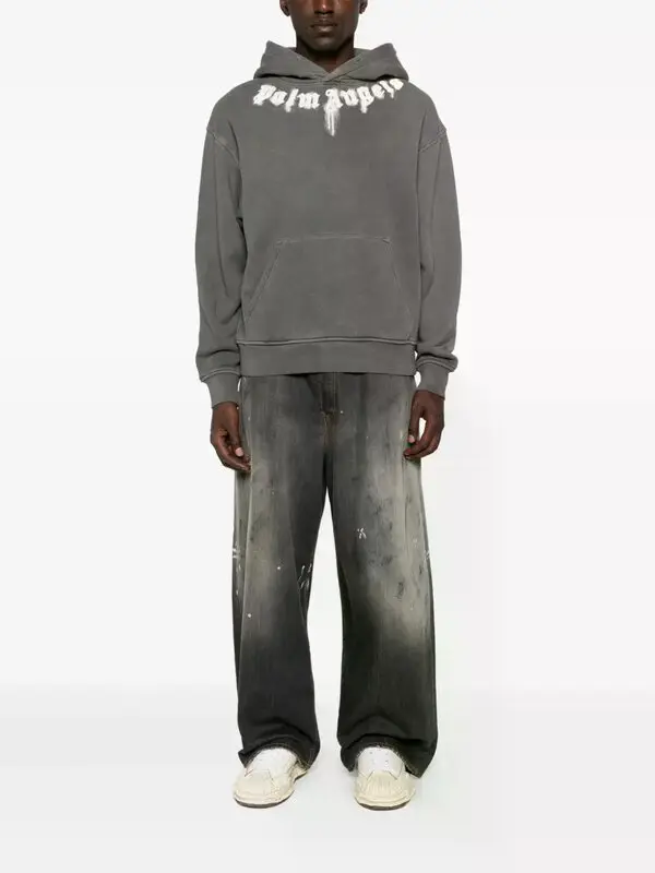 Palm Angels Logo-print Hoodie