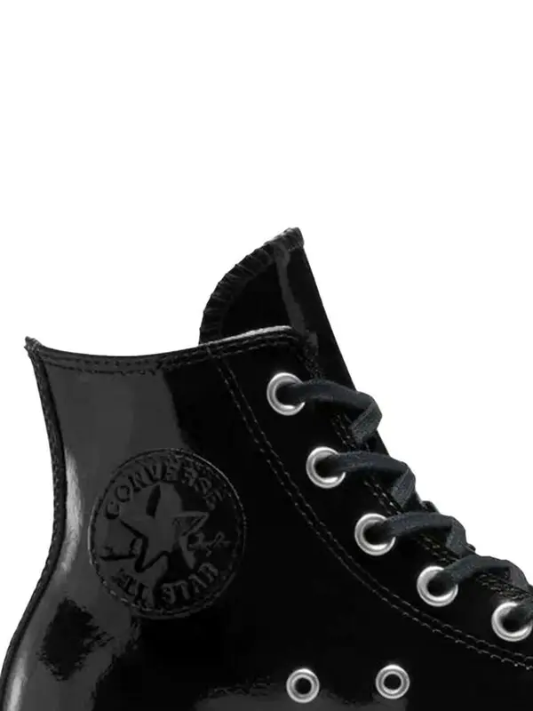 CONVERSE Leather Platform Sneakers - Black