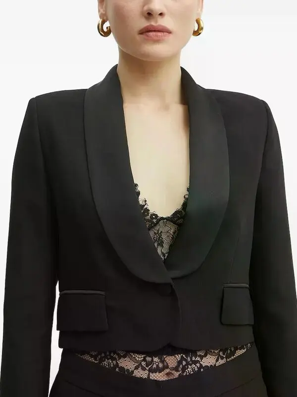 ERMANNO FIRENZE Satin-lapel Jacket