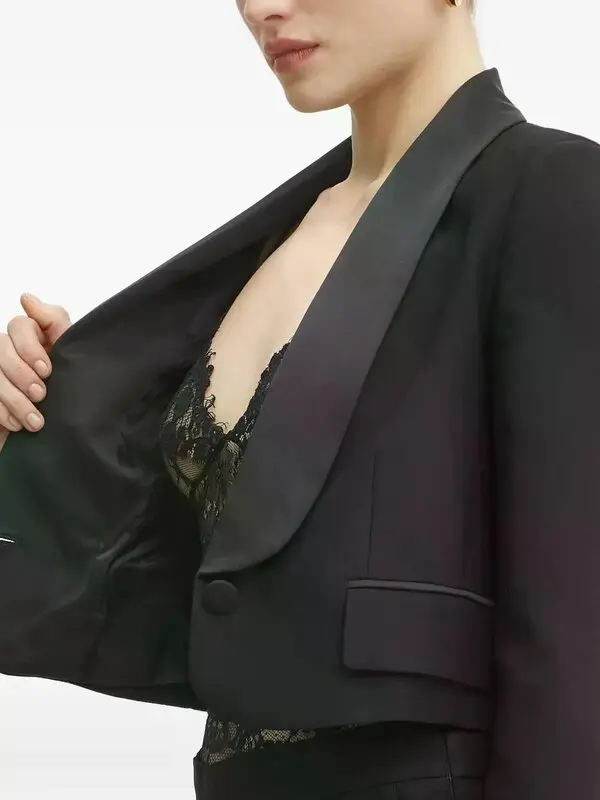 ERMANNO FIRENZE Satin-lapel Jacket