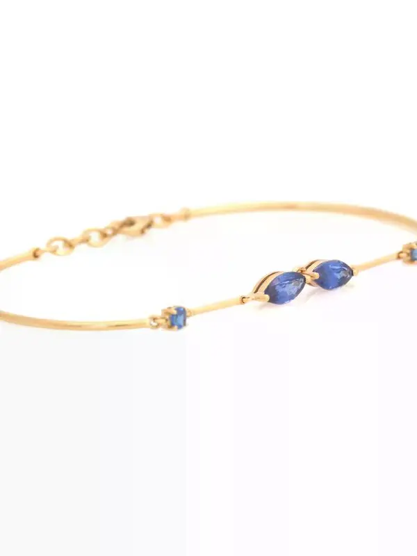 YI COLLECTION 18k Gold Sapphire Bracelet