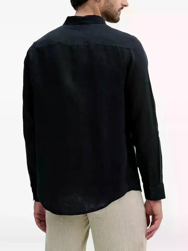 Armani Exchange Long-sleeve Linen Shirt