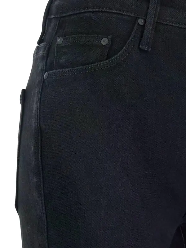 MOTHER The Weekender Flared-leg Jeans - Black