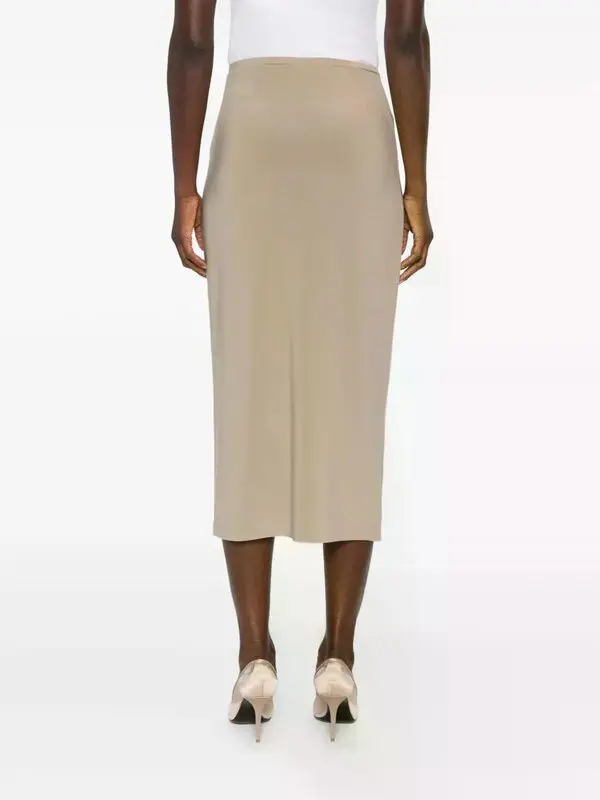 Norma Kamali Straight Midi Skirt