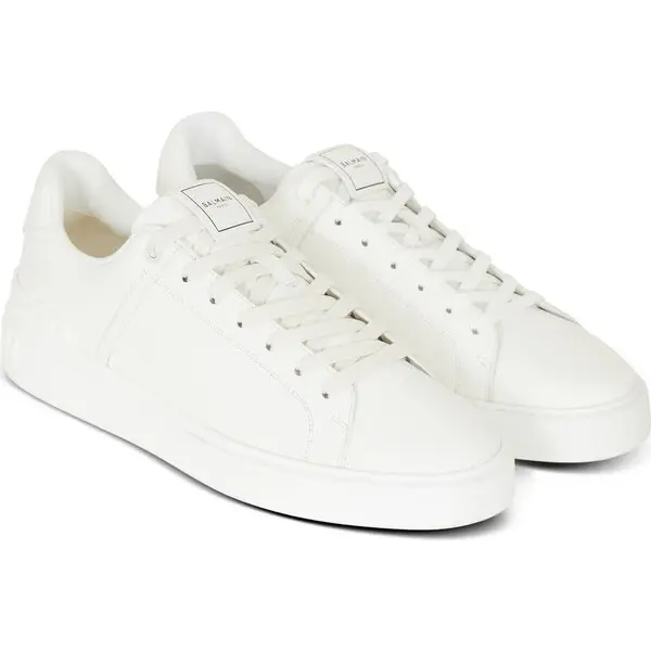 Balmain B-court Calfskin Trainers