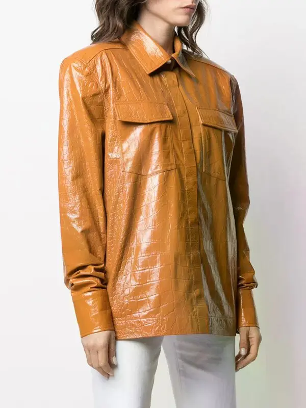 Remain Birger Christensen Oversized Leather Jacket
