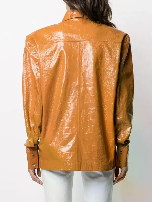Remain Birger Christensen Oversized Leather Jacket