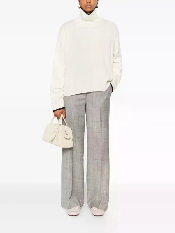 Pinko High-neck Wool-cashmere Blend Sweater