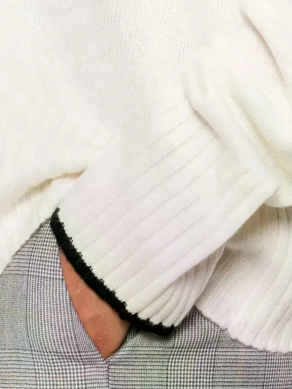 Pinko High-neck Wool-cashmere Blend Sweater