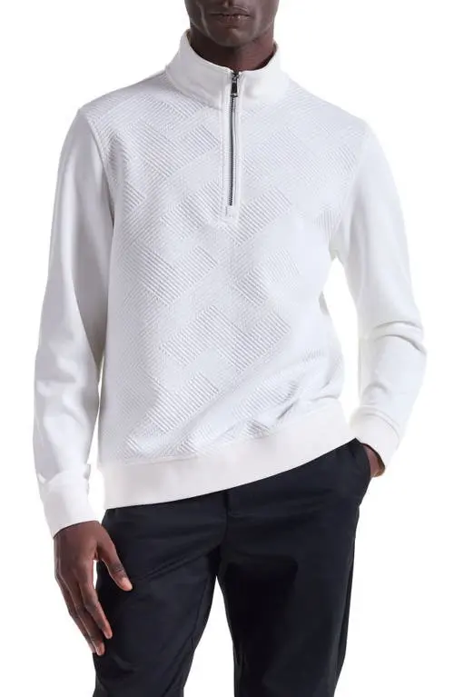 Bugatchi Soft Touch Quarter-zip Pullover