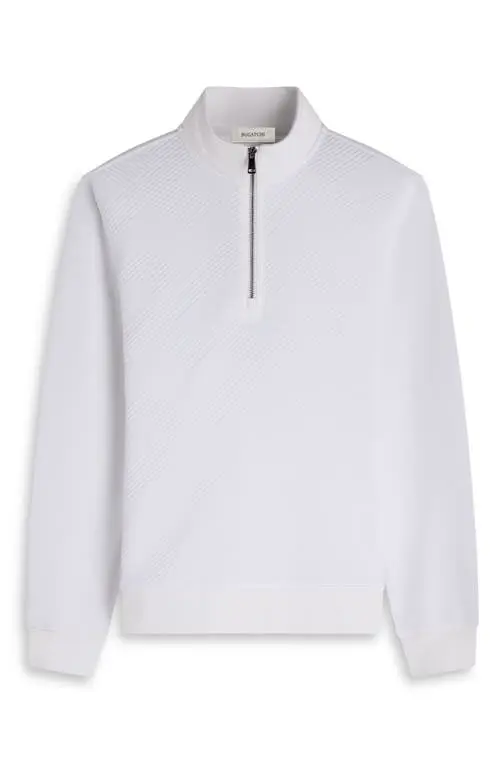 Bugatchi Soft Touch Quarter-zip Pullover