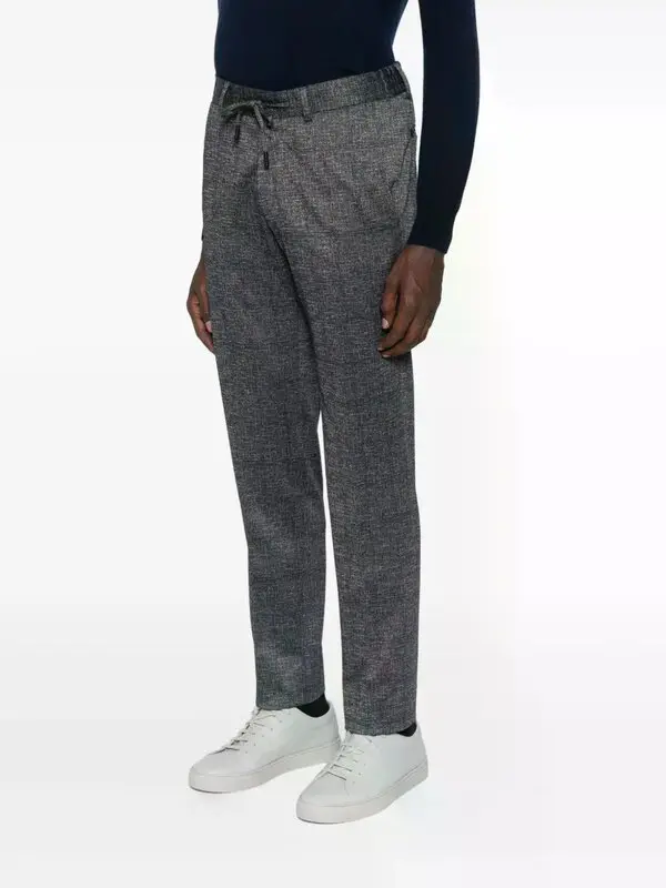Karl Lagerfeld Textured Drawstring Trousers
