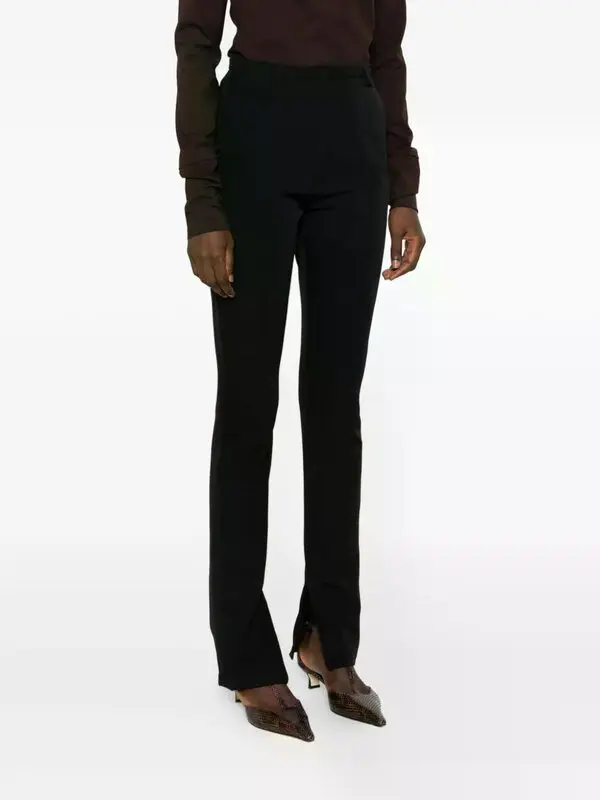 THELATEST Zip-detail Flat-front Trousers