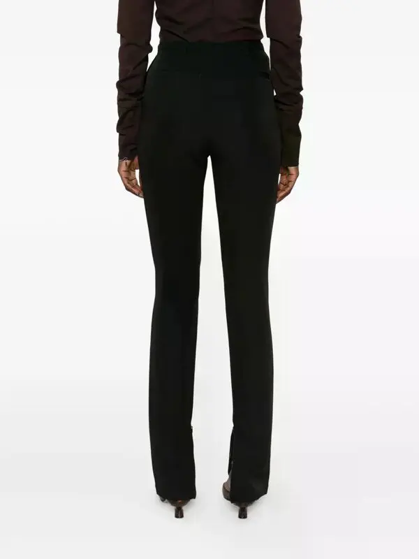 THELATEST Zip-detail Flat-front Trousers