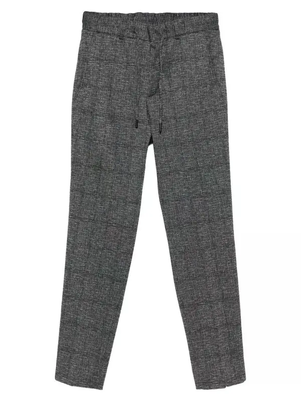 Karl Lagerfeld Textured Drawstring Trousers