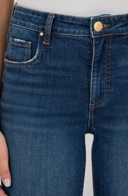 Kut From The Kloth Reese High Rise Ankle Slim Straight Leg Jeans