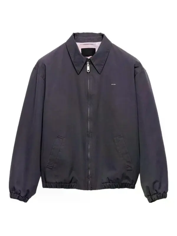 Prada Embroidered-logo Jacket