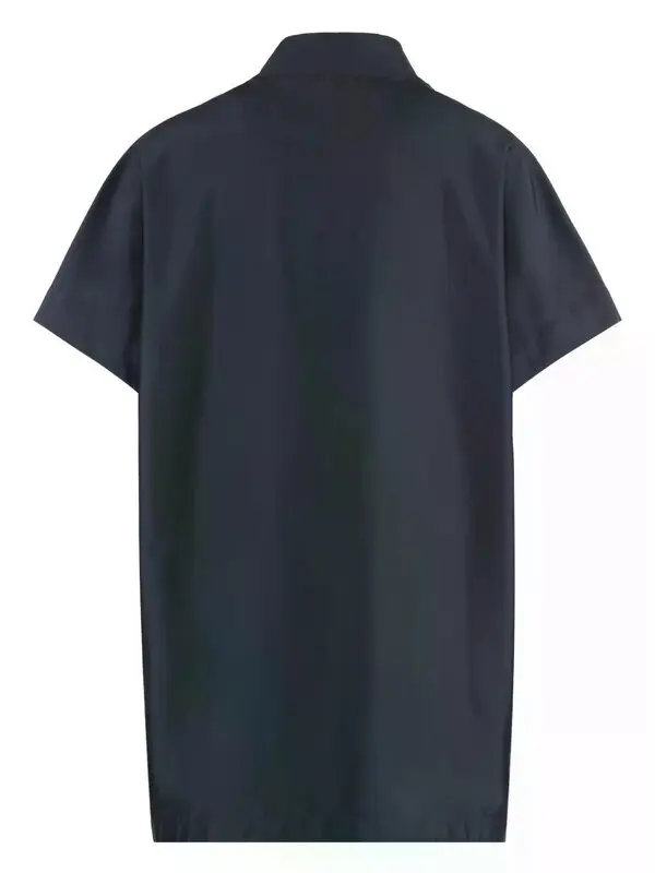 MOORER Short-sleeve Double-breasted Coat