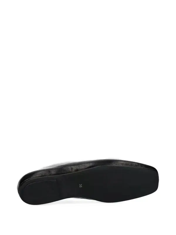 Jeffrey Campbell Leather Square-toe Flats
