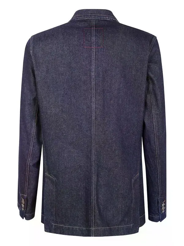 UMA WANG Buttoned Patch-pocket Denim Jacket