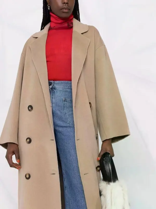 Loulou De Saison Double-breasted Borne Coat