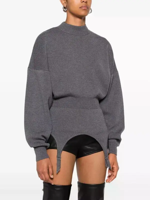 JEAN PAUL GAULTIER Long-sleeve Pullover - Grey