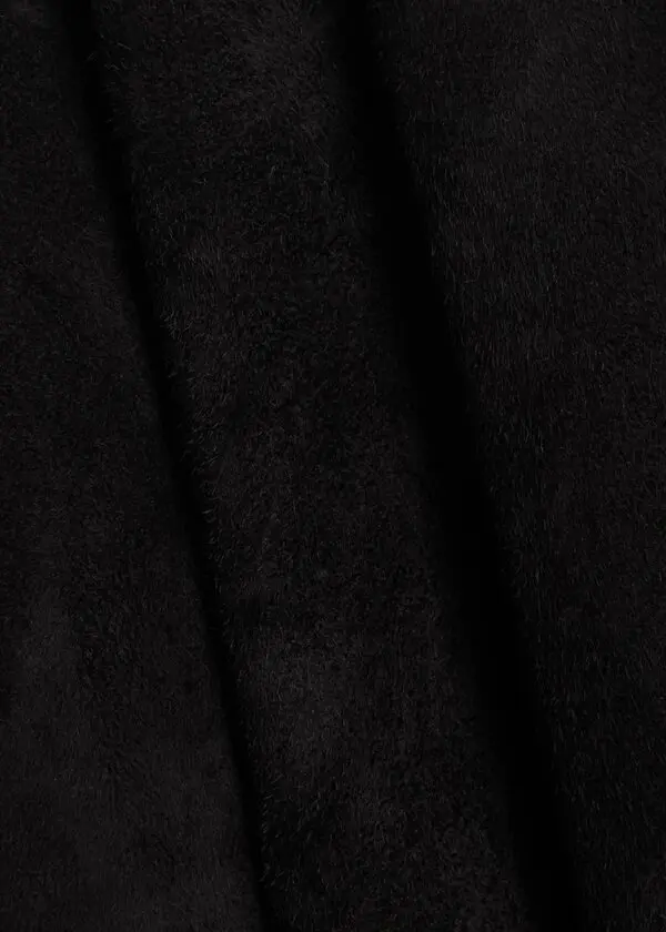 Stouls Stretch-suede Halterneck Top - Black
