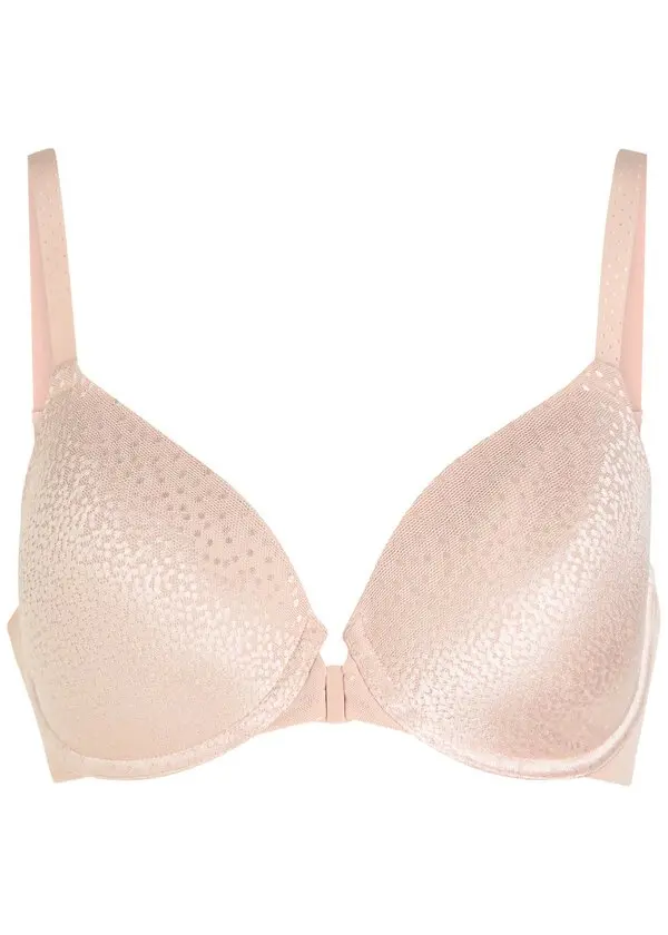Wacoal Back Appeal Embroidered Underwired Bra - Light Pink