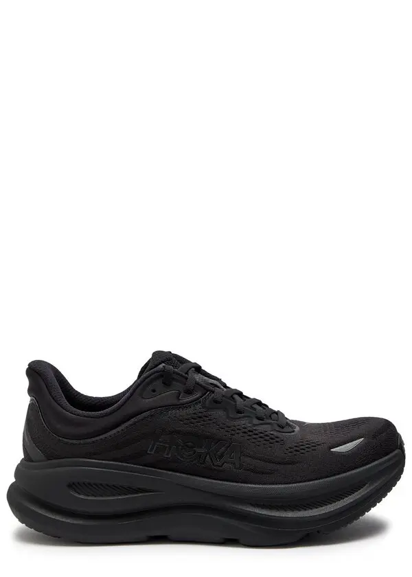 HOKA Bondi 9 Mesh Sneakers - Black
