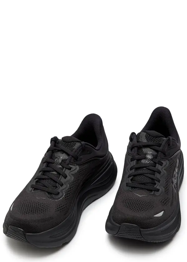 HOKA Bondi 9 Mesh Sneakers - Black