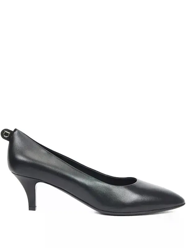 FERRAGAMO Leather Kitten-heel Pumps