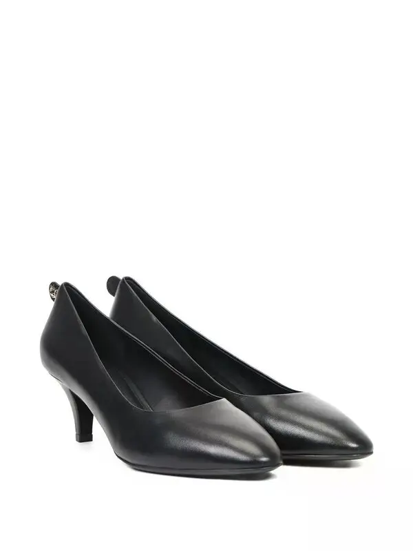 FERRAGAMO Leather Kitten-heel Pumps