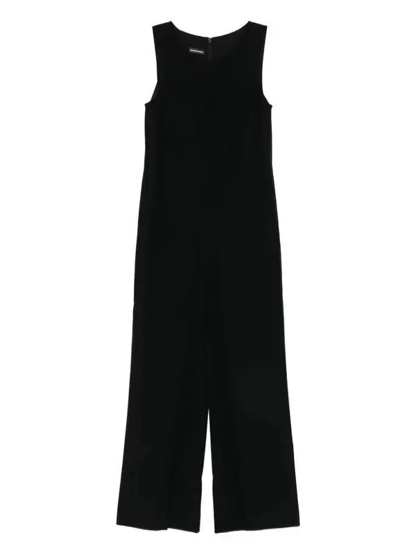Emporio Armani Sleeveless Jumpsuit - Black