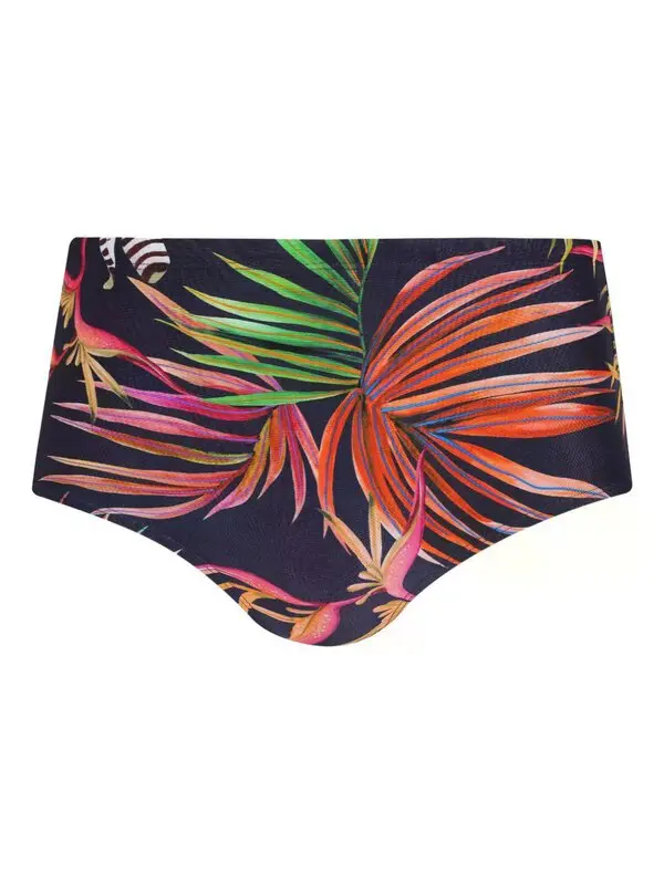 LYGIA & NANNY Tropical-print Swimming Trunks - Blue