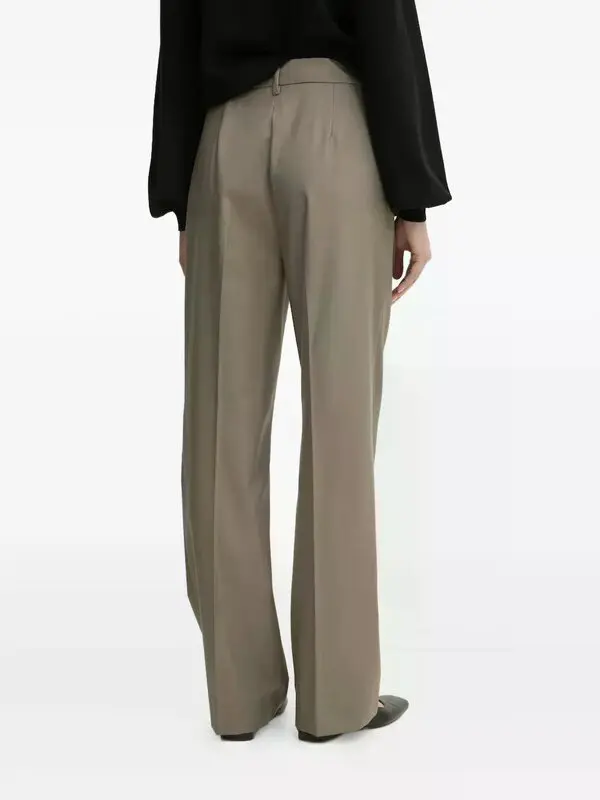 BRUUNS BAZAAR Pleated Straight Leg Trousers