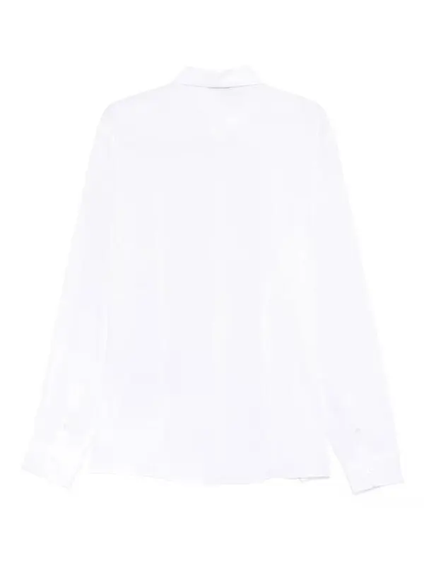 GRAN SASSO Long-sleeve Button-up Shirt - White